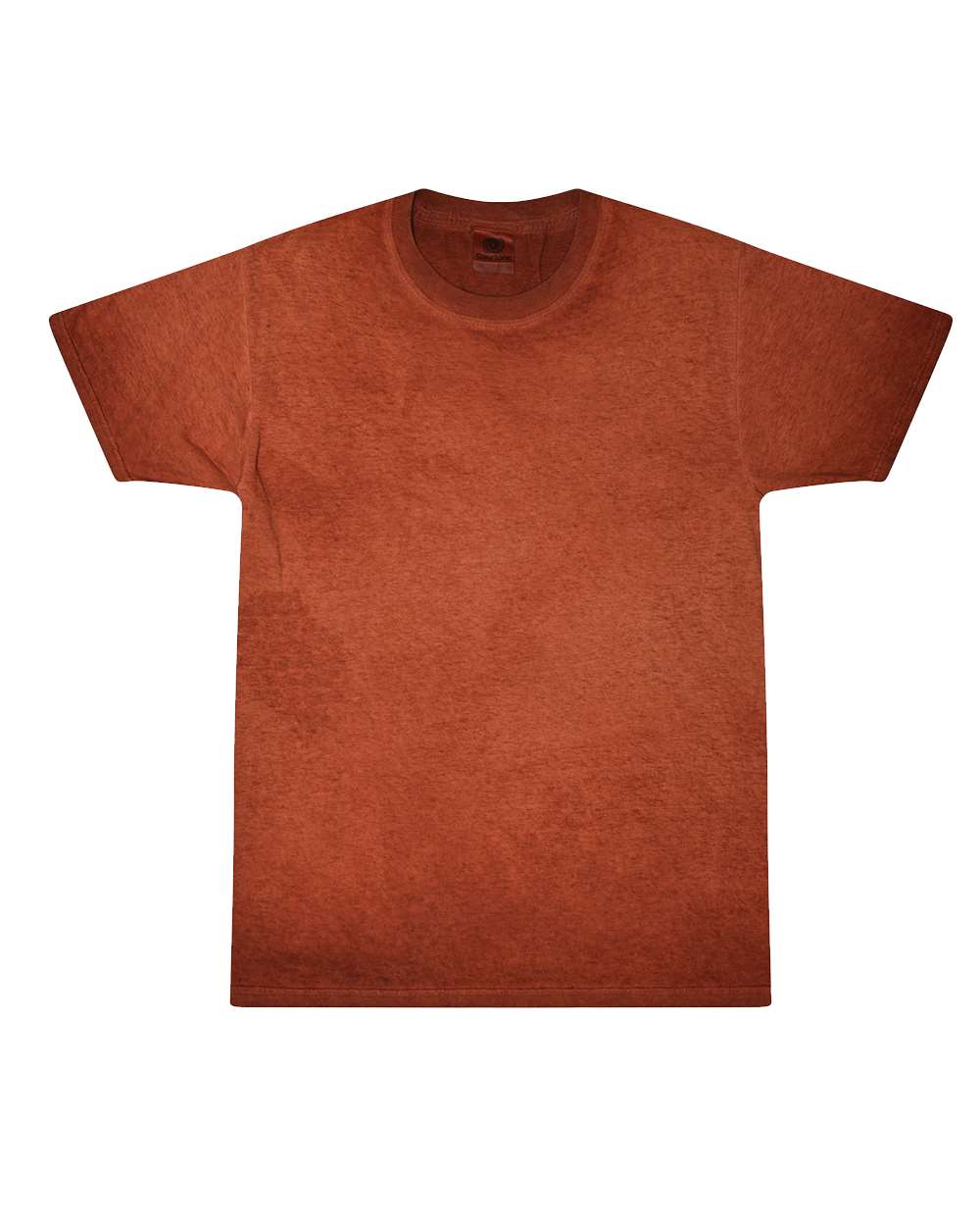 Oil Wash T-Shirt Orange - Hand-Dyed Unisex | ESO Creative